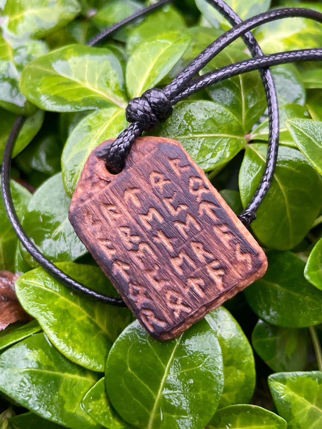 Witch's Protection Necklace Runic Amulet "sator" - Etsy
