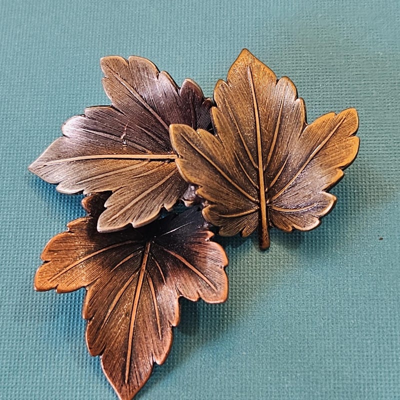 Autumn Leaf Brooch - Etsy
