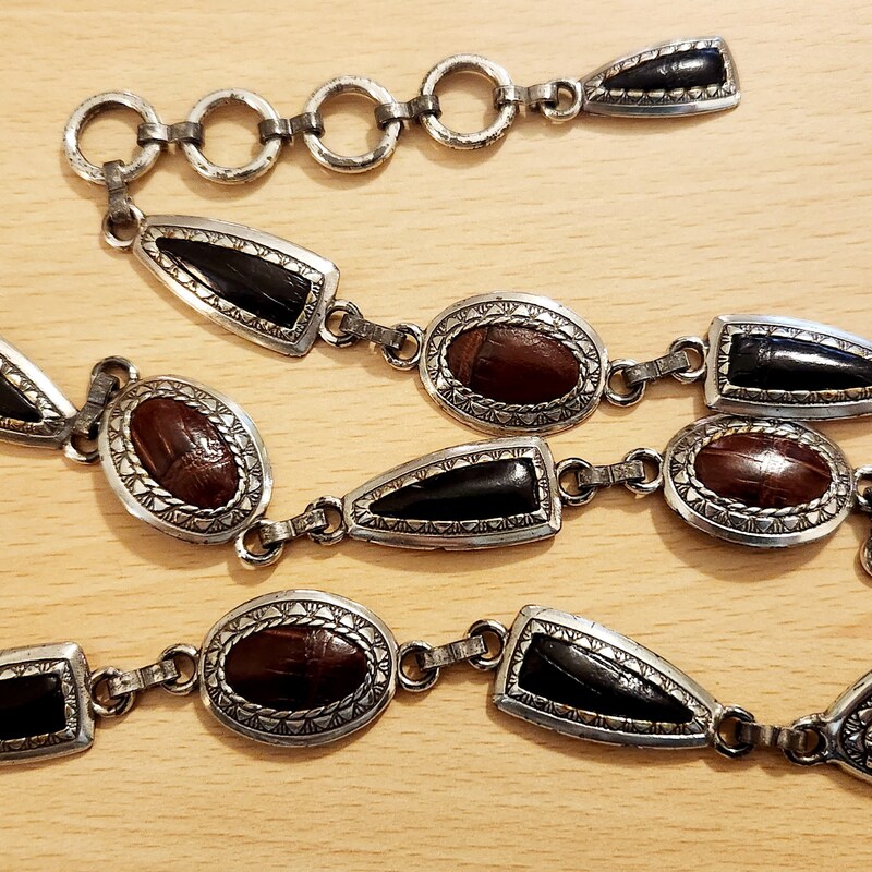 Leather Link Belt - Etsy
