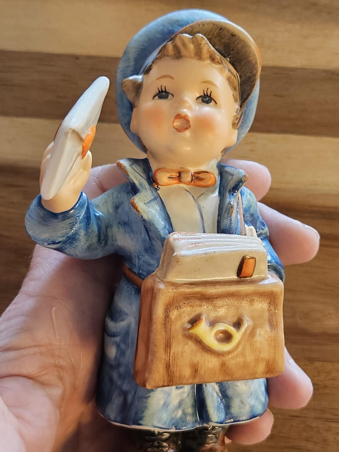 Goebel Hummel #119 "postman" , West German Figurine, Porcelain ...