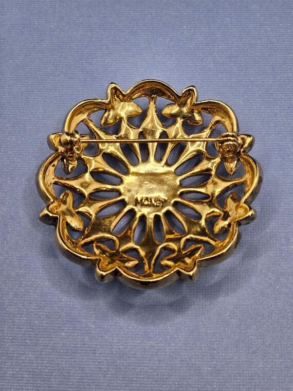 Amazingly beautiful vintage Monet enamel brooch from … - Gem