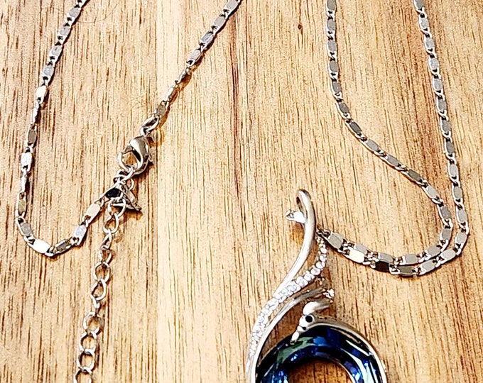 Beautiful Kate Lynn Phoenix Necklace and Earrings. Swarovski Crystals ...