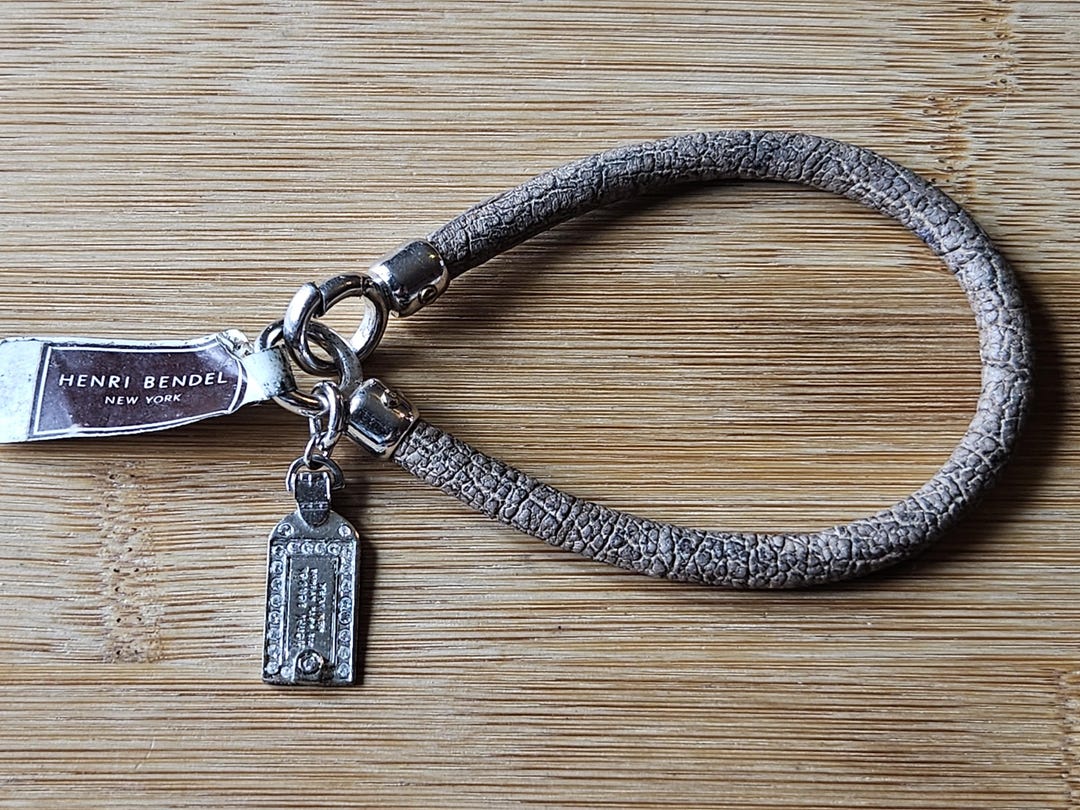 Henri Bendle Signature Snap Grey Bracelet With Tags. - Etsy