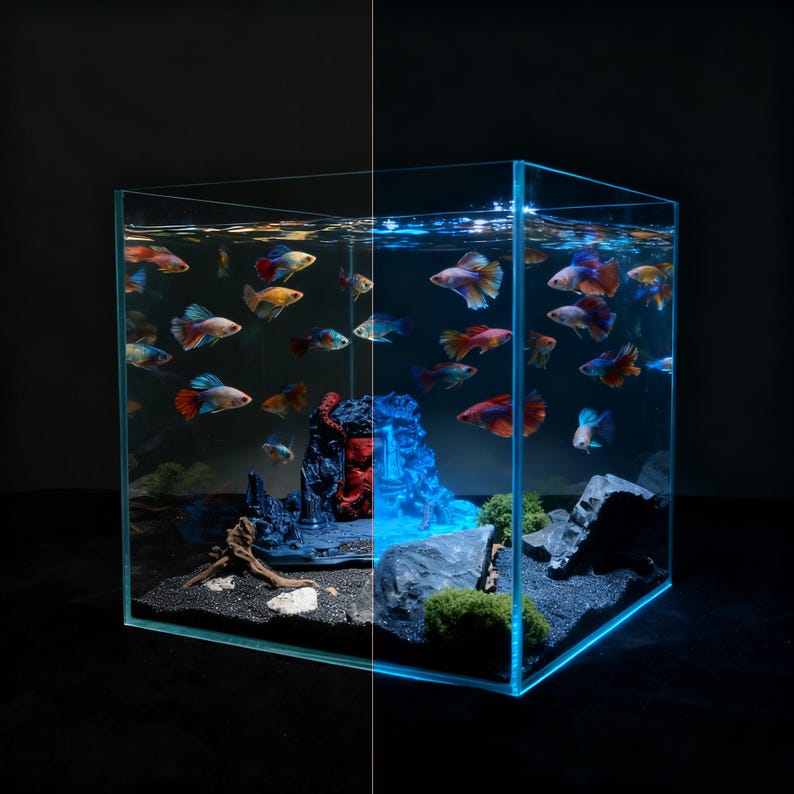 Cthulhu Style Aquarium Decor 3D Printed Deep Sea Monster Fish Tank ...