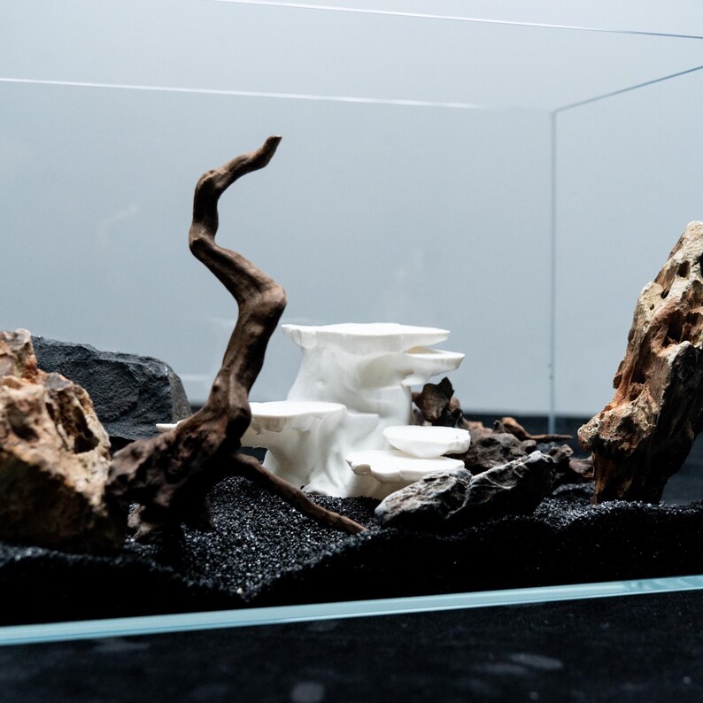 3D Printed Reptile Climbing Platform and Hideout Tree Stump Rock ...