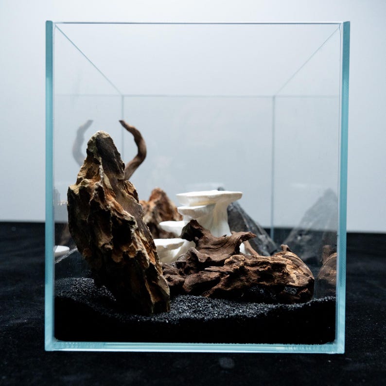3D Printed Reptile Climbing Platform and Hideout Tree Stump Rock ...