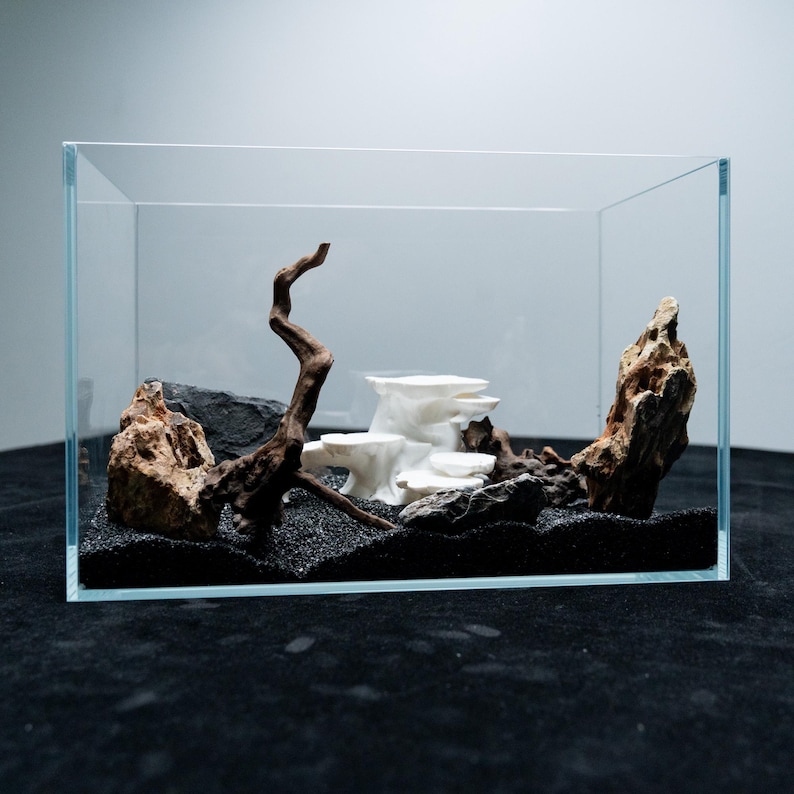 3D Printed Reptile Climbing Platform and Hideout Tree Stump Rock ...