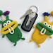 Monster Key Cover Crochet Pattern | Amigurumi Car Key Holder | Cute ...