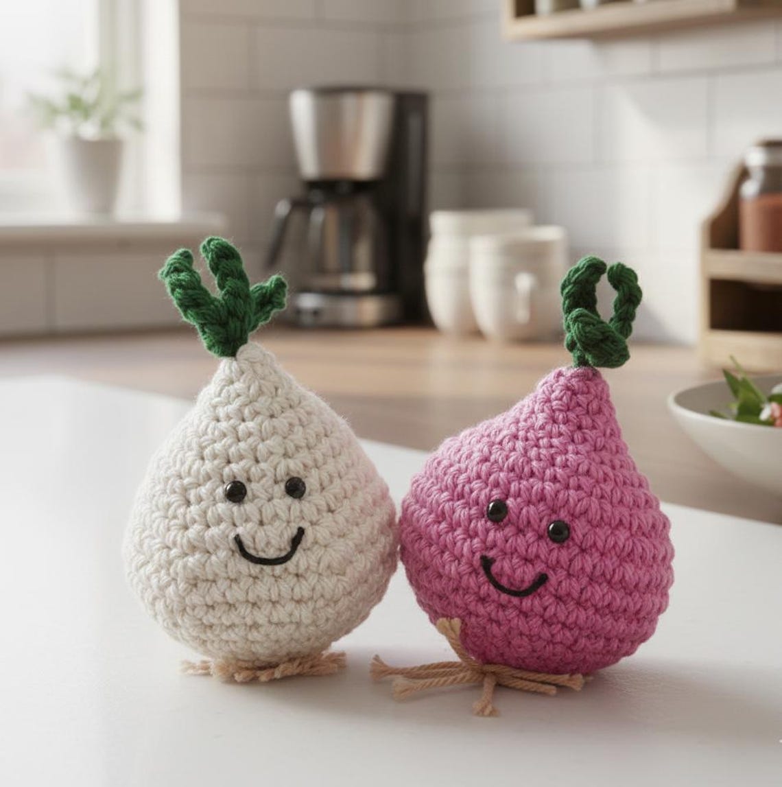 Amigurumi Onion Crochet Pattern | Vegetable Plush, Kitchen Decor (PDF ...