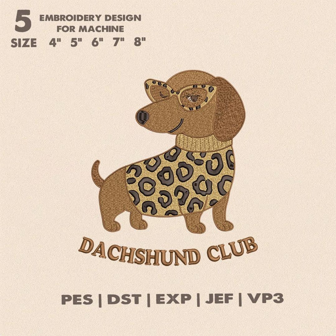 Dachshund Sweatshirt Leopard Print– Cute Doxie Sweater, Leopard Scarf ...