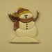 SNOWMAN & THE OWL, Hand Carved Intarsia Wooden Wall Decor by Rakowoods ...