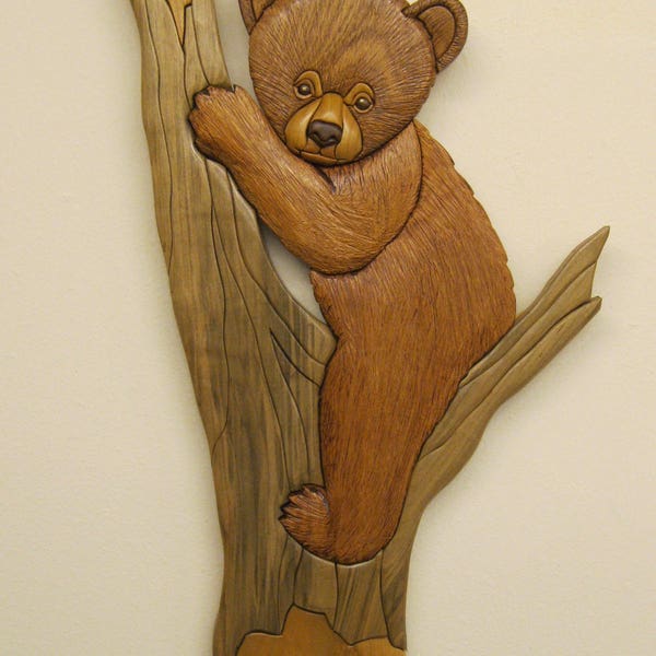 Intarsia Bear - Etsy
