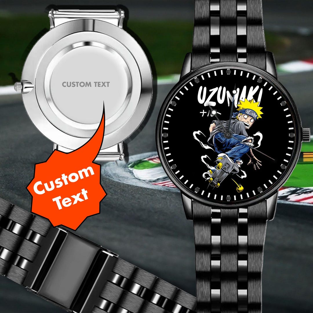 Luxury Wrist Watch – Ninja Uzumaki Anime Watch Inspired - Etsy