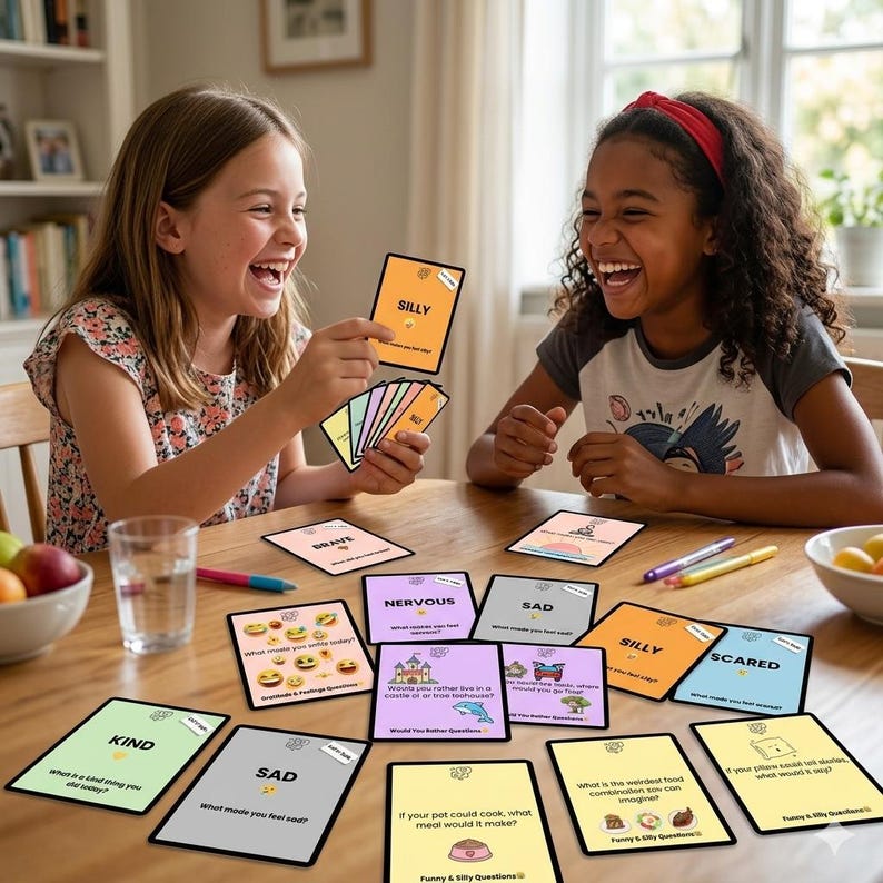 Kids Conversation Cards | Social Emotional Learning Activity, Emotion ...