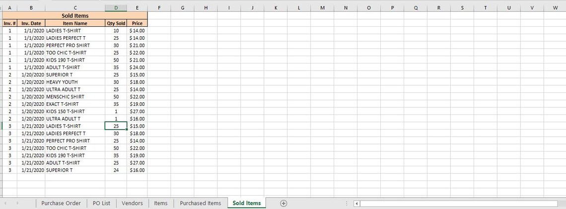 Create an Automated Purchase Order System in Excel | Step-by-step Excel ...