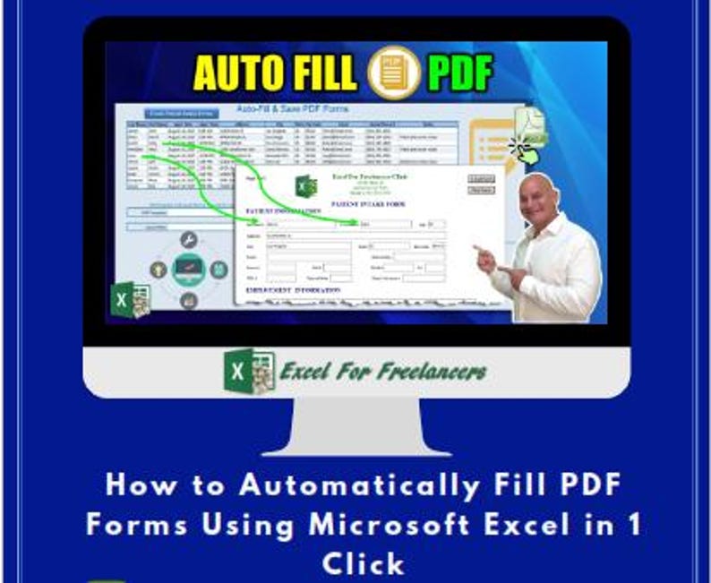 Fill PDF Forms Automatically With Excel | One-click Data Transfer Made ...