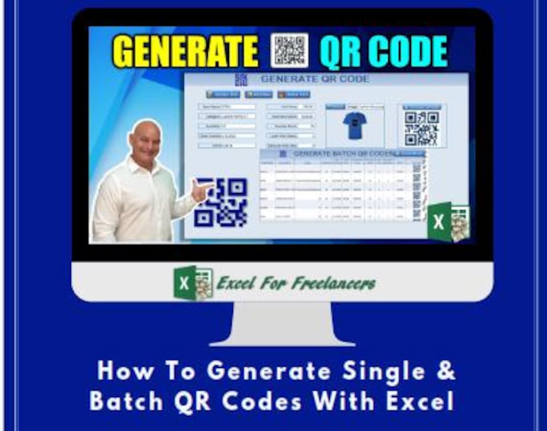 Create Single and Bulk QR Codes in Excel – Step-by-step QR Code ...