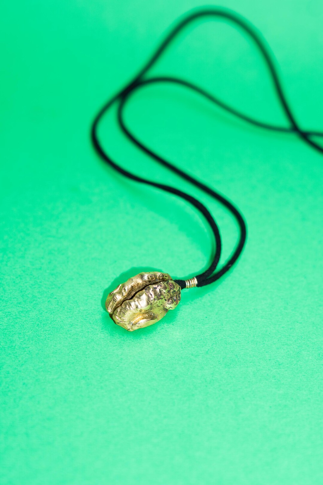 Bronze Walnut Pendant – Handmade Symbol of Strength and Wisdom - Etsy