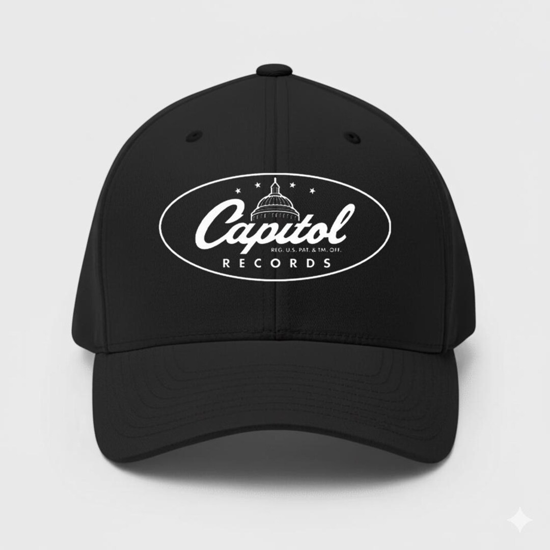 Capitol Records Logo Printed Hat Baseball Cap Adjustable - Etsy