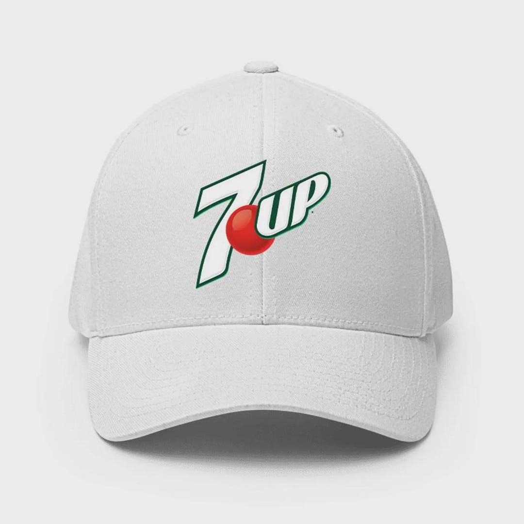 7 UP Logo Hat, Adjustable Baseball Cap - Etsy