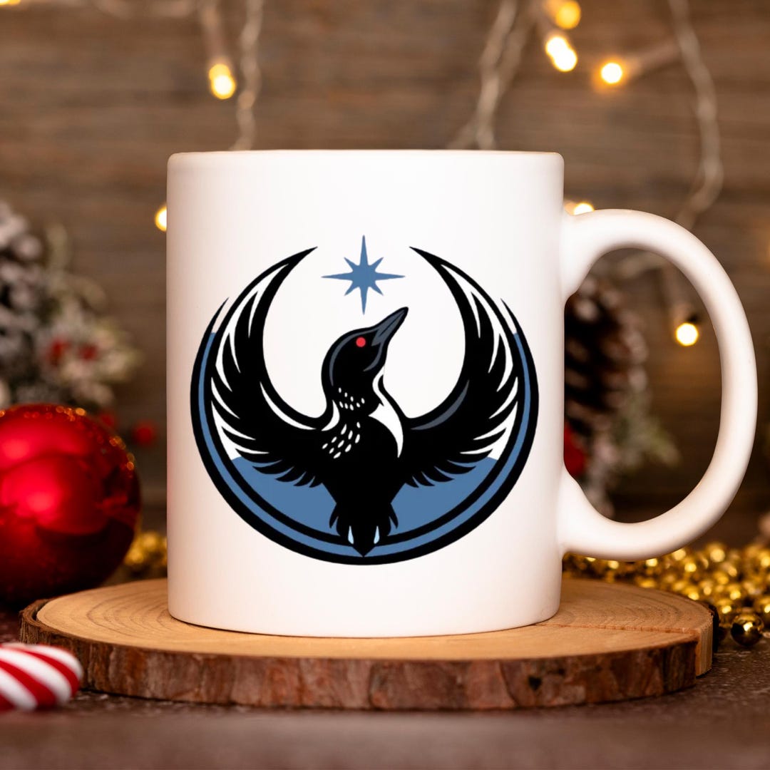Mystic Raven Mug, Dark Raven Symbol Coffee Mug, Gothic Bird Art Mug ...