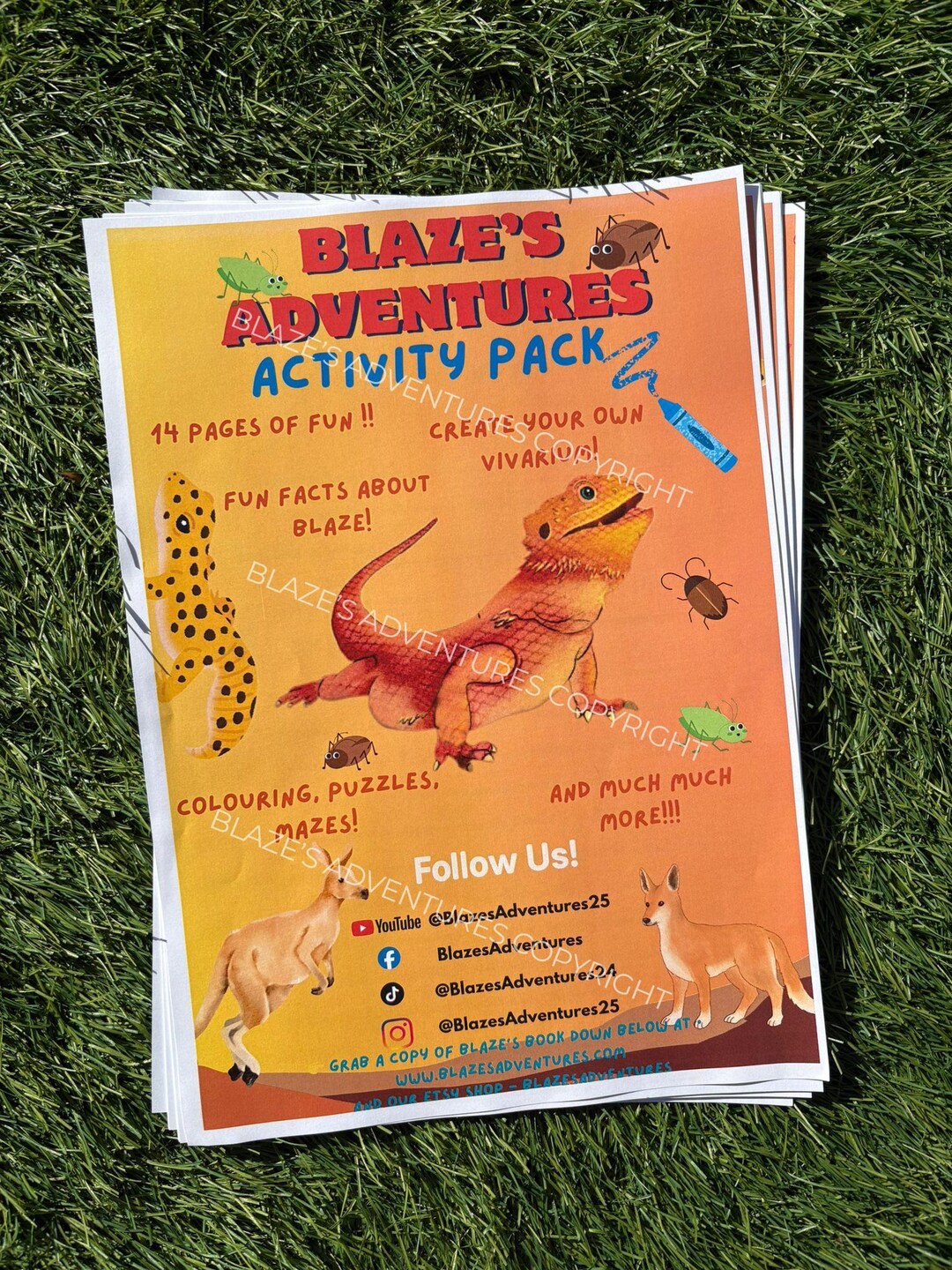Blaze's Adventures Activity Pack: Kids Printable Puzzles, Mazes (PDF ...