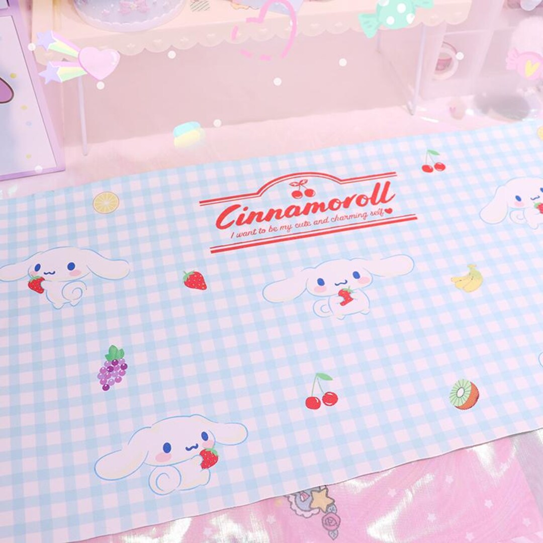Cinnamoroll Desk Mat | Big Ear Dog Japanese Anime Table Pad - Etsy