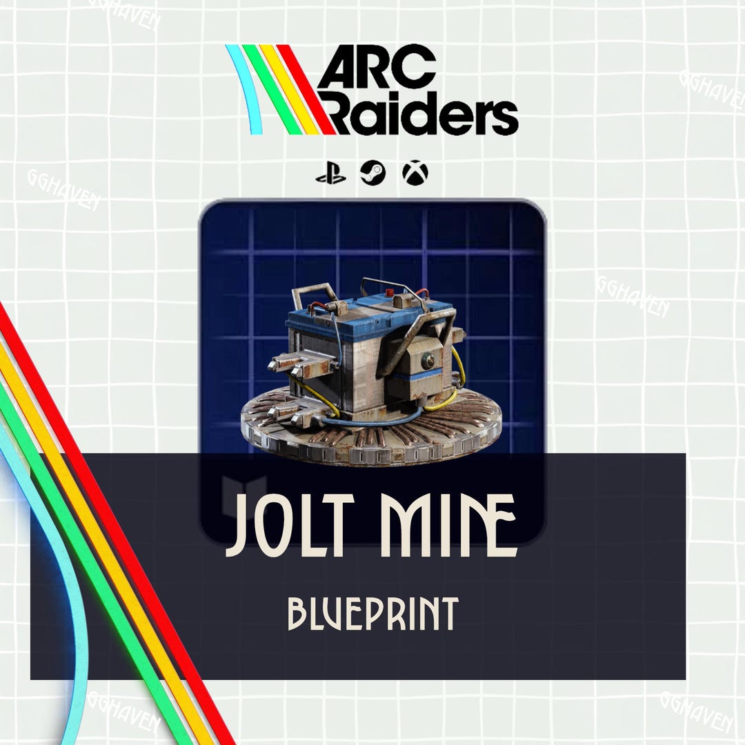 Jolt Mine Blueprint Arc Raiders Spiel Sci-Fi Ausrüstung Drucke - Etsy.de
