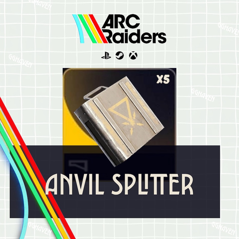 Legendary Anvil Splitter X5 Arc Raiders Game Sci-fi Equipment Prints ...
