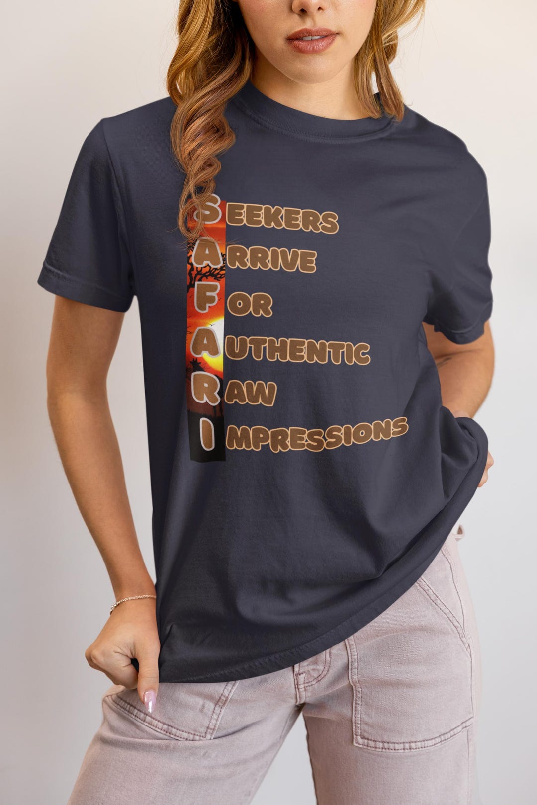 Safari Acronym Shirt, Adventure Travel Tee, Nature Explorer Gift ...
