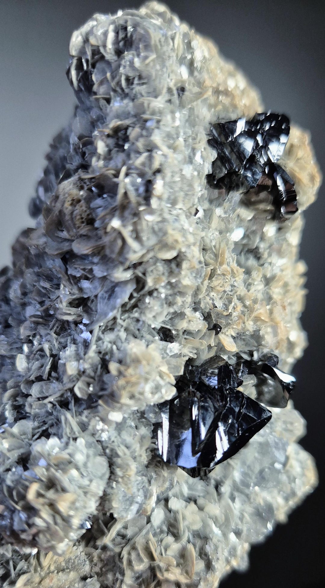 Perfect Rare Cassiterite Crystals With Gemmy Aquamarine Crystals on ...