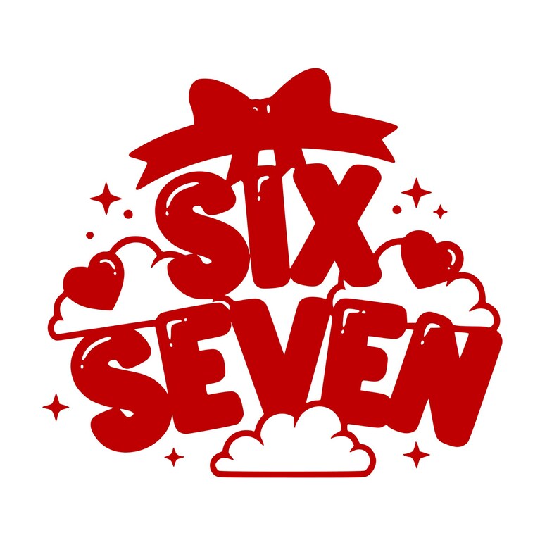 67 Valentine SVG Set | 6 7 Six Seven Valentine Bundle | Viral Meme ...