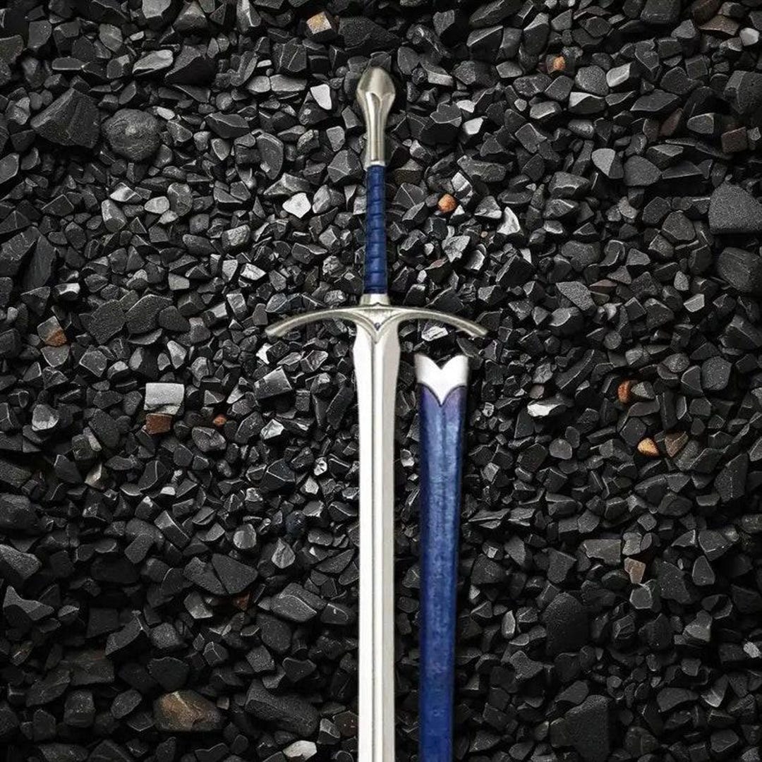 Handmade Elven Warrior Sword, Hand-forged Fantasy Sword W/scabbard ...