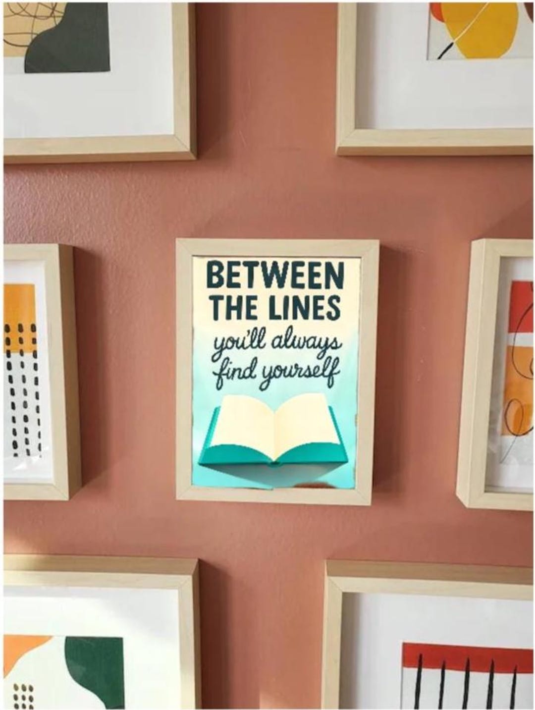 Minimalist Book Quote Poster: Inspirational Wall Art Gift - Etsy