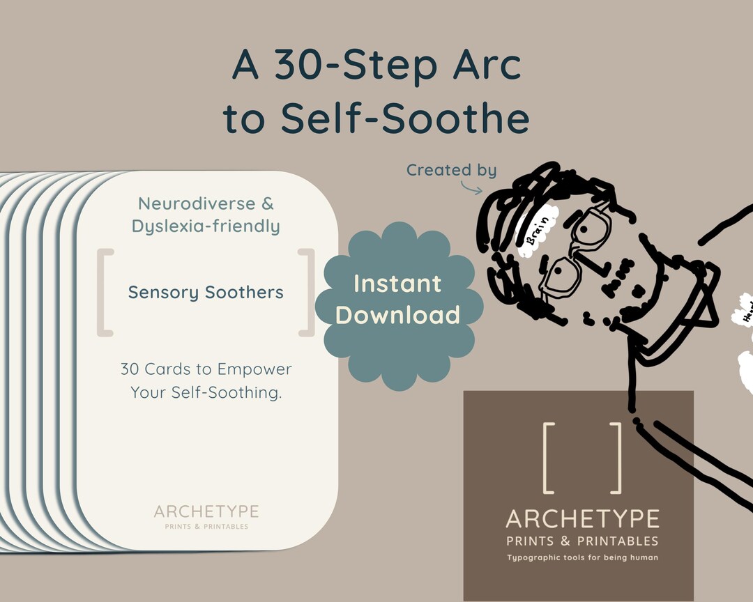 Neurodiverse Affirmation Cards – Sensory Soothers Deck – 40 Printable ...