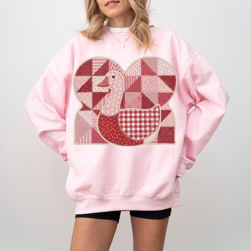 Quilted Goose Sweater - Etsy