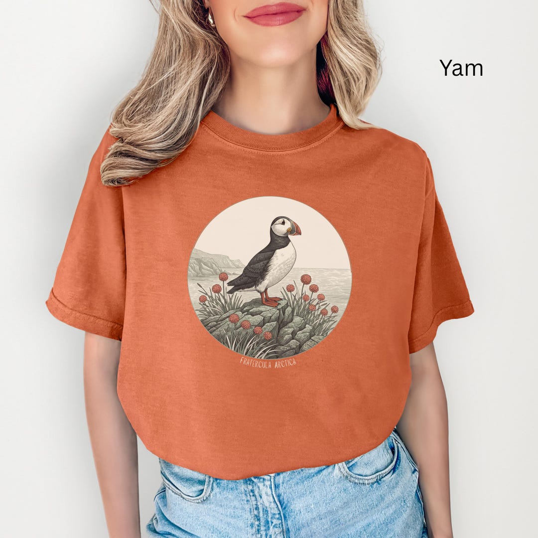 Puffin Shirt Atlantic Puffin Tee Coastal Nature Seaside Ocean T-shirt ...