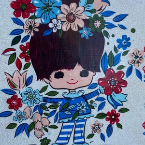 Big Eye Girl Bridge Tally Pad Big Eye Girl Flower Power Made in Japan ...