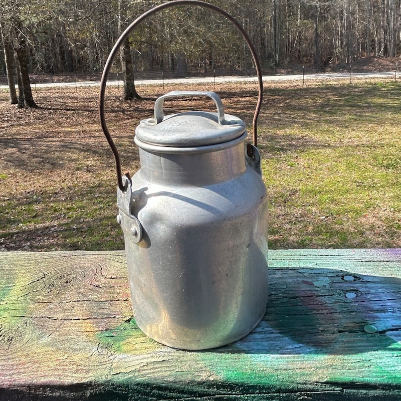 Metal Milk Jug - Etsy