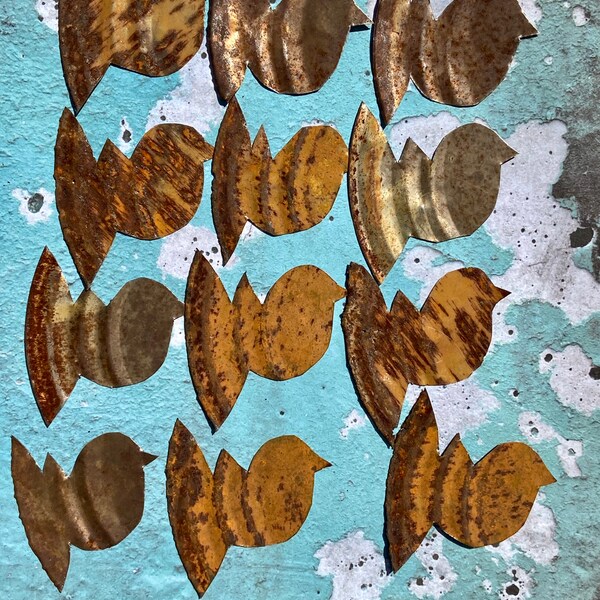 Tin With Birds - Etsy