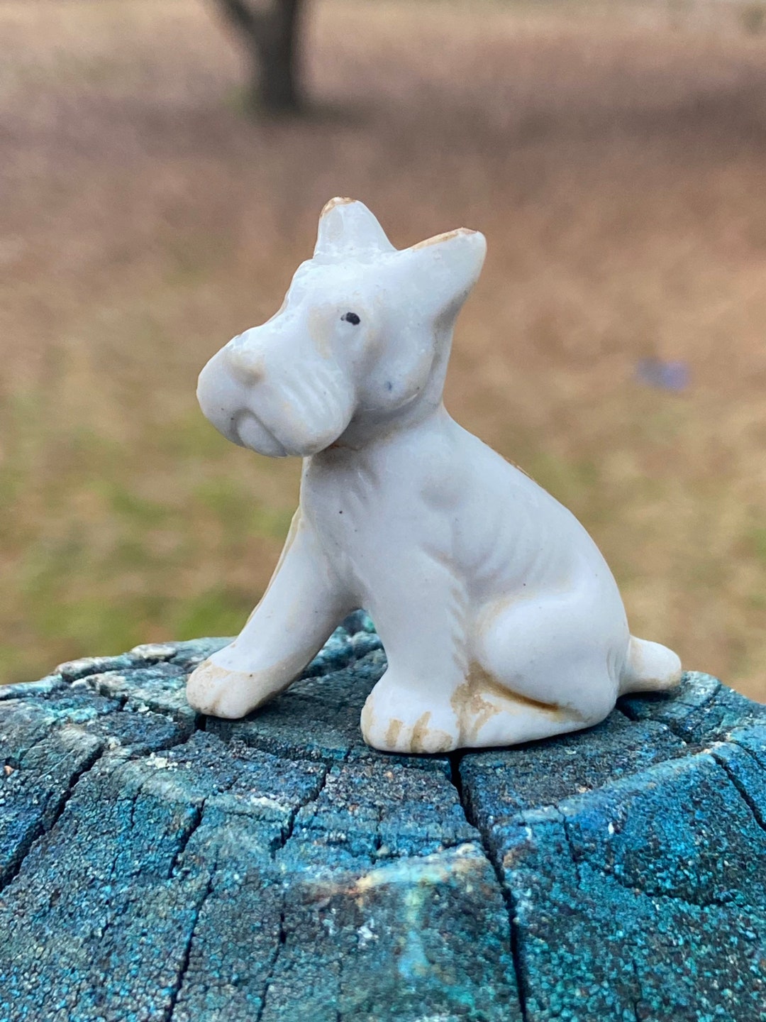 Miniature Scotty Dog Figurine Scottish Terrier Figure Mid Century Japan ...