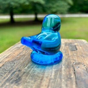 Bluebird Glass Figurine Sunny Day Blue Bird 1997 Signed Ron Ray Art ...