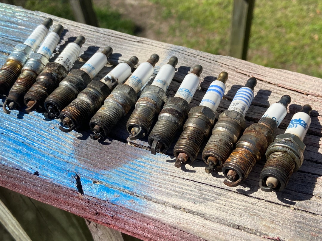 Spark Plugs 12 Salvaged Sparked Out Spark Plugs Junkyard Artifacts Barn ...