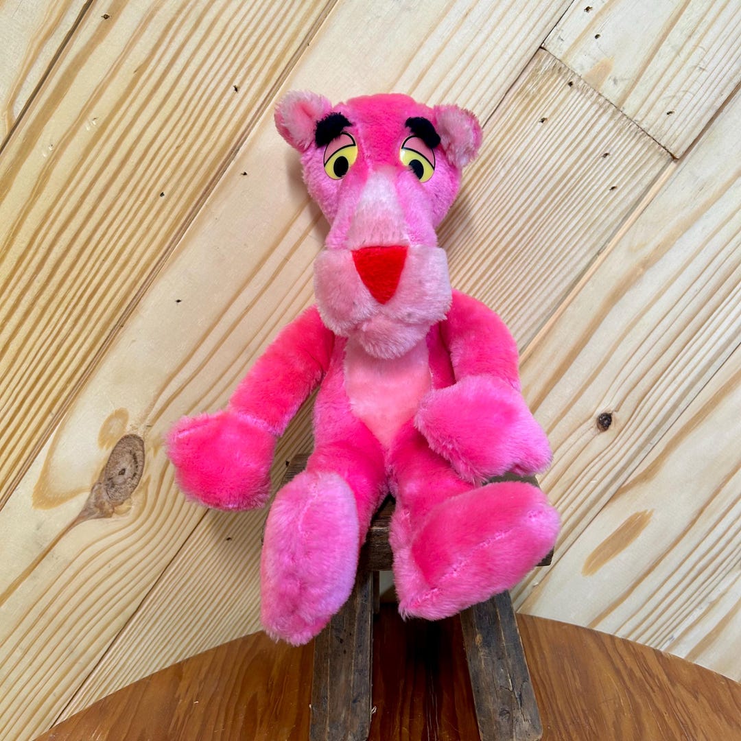 The Pink Panther Plushie Stuffed Animal Circa 1980 by Mighty Star ...