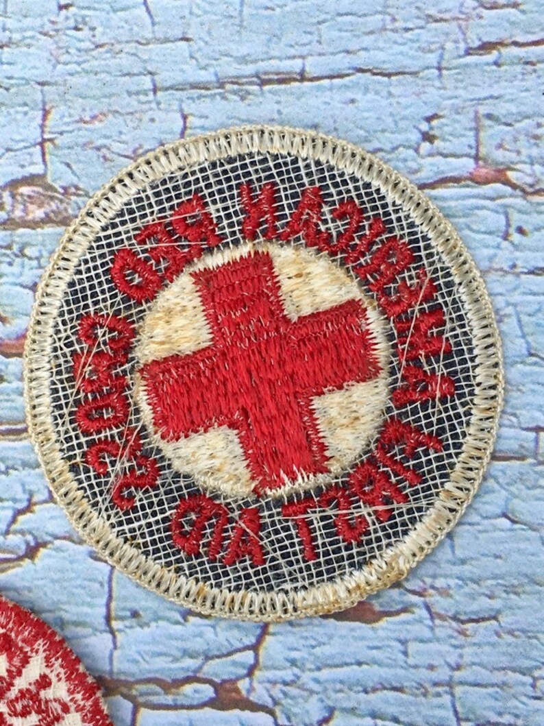 American Red Cross Patch Industrial First Aid Patch State of | Etsy