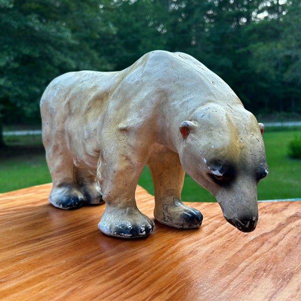 Large Polar Bear Statue - Etsy