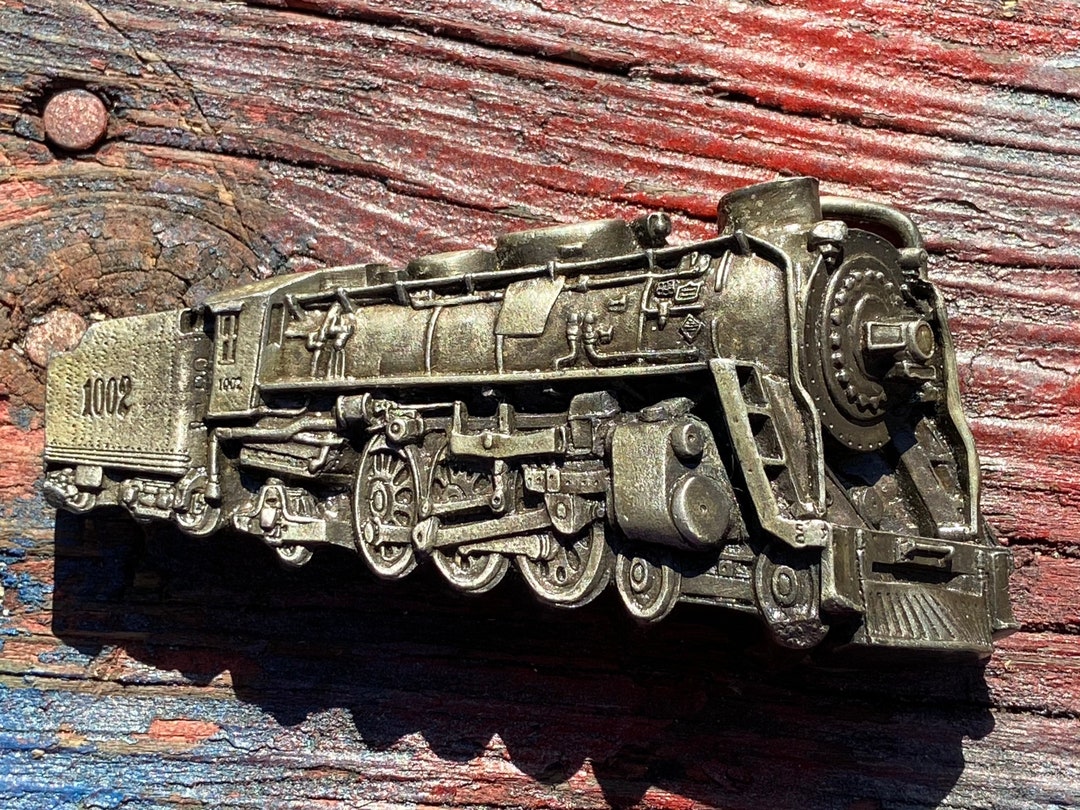 Calling All Train Enthusiasts 1978 Bergamot Brass Works Belt Buckle ...