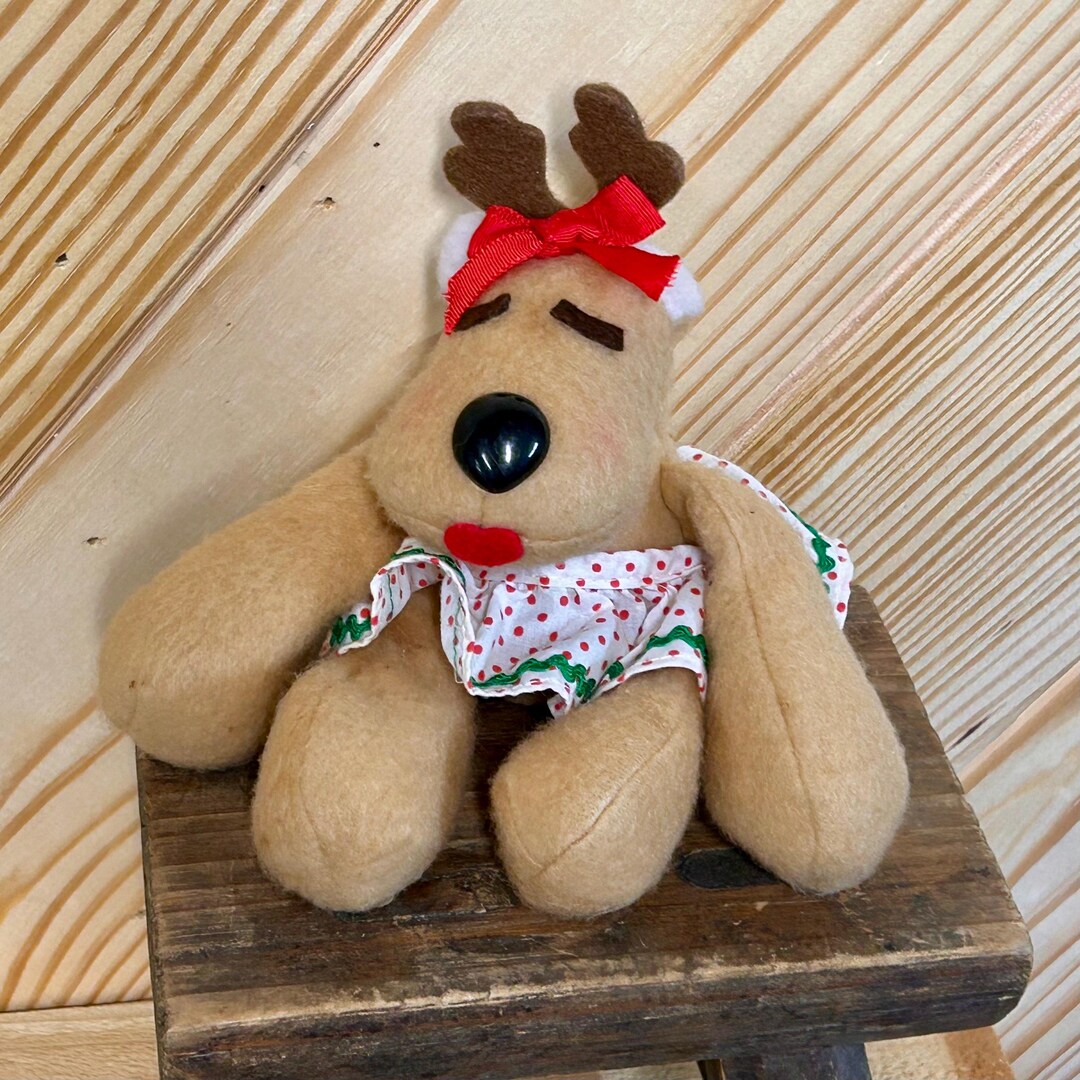 Rhonda Reindeer Plush Doll Hallmark 1984 Hallmark Cards Christmas Toy ...