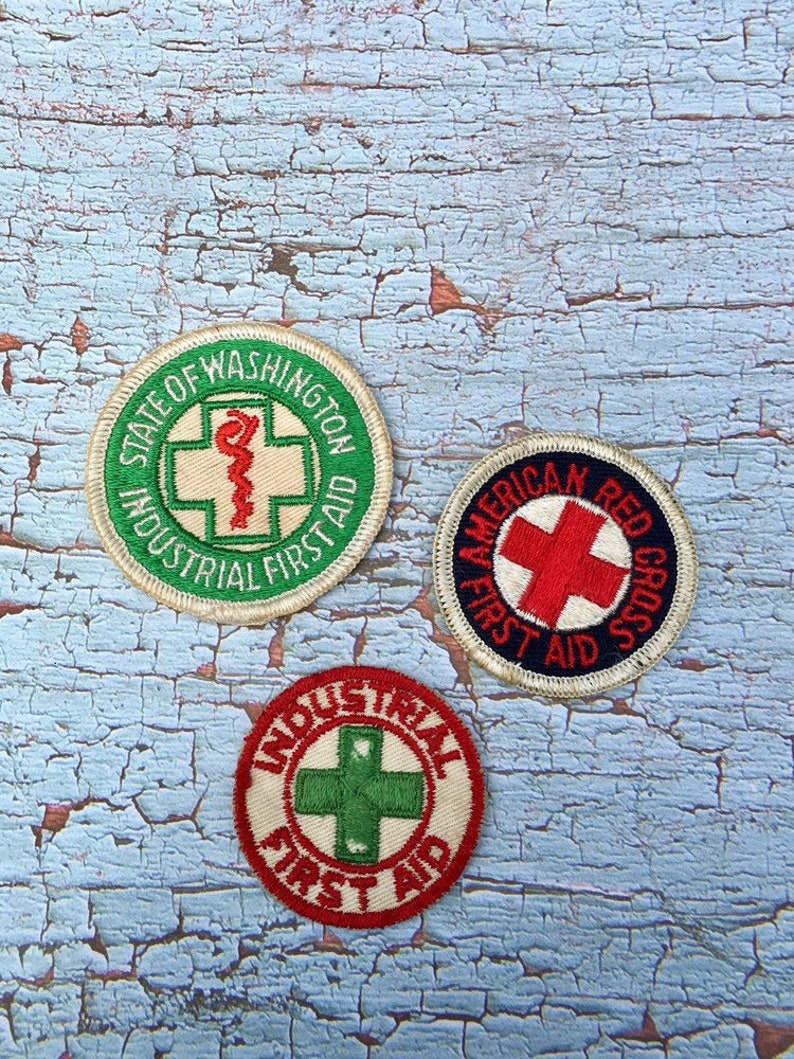 American Red Cross Patch Industrial First Aid Patch State of | Etsy