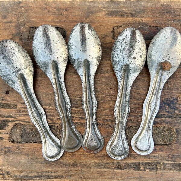Metal Ice Cream Spoons - Etsy
